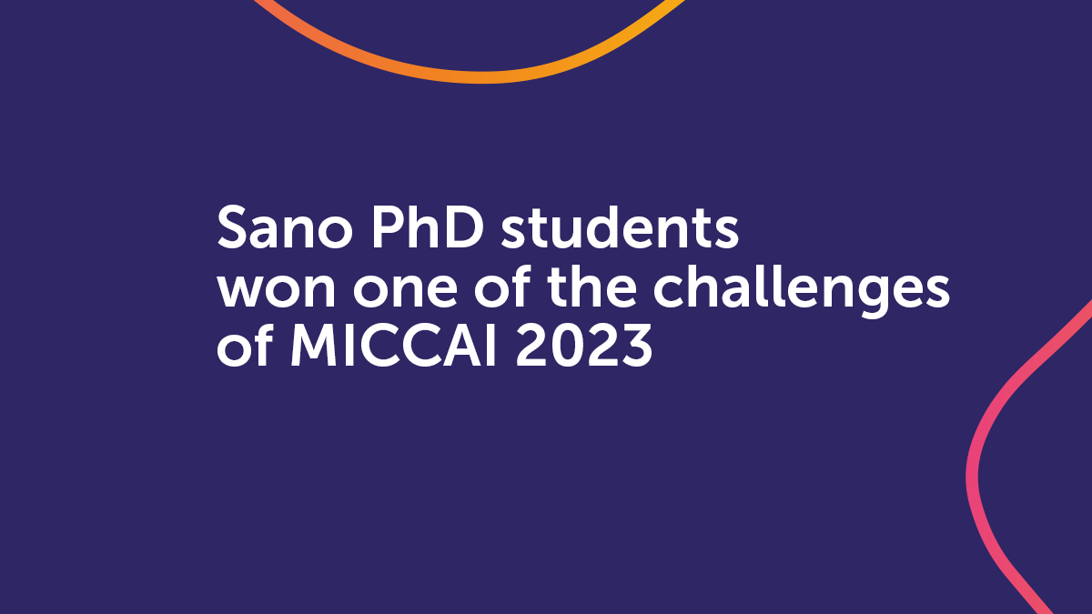 Sano PhD students won one of the challenges of MICCAI 2023 - Sano